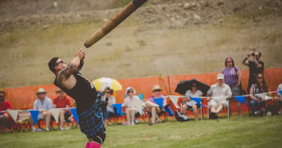 Poles Tossed By Scots - The Ancient Sport Of Caber Tossing