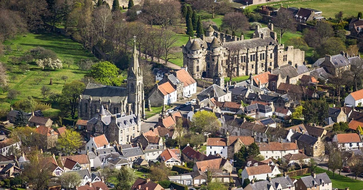 Falkland Village Fife Scotland Map Global Whisky Hub To Put Falkland