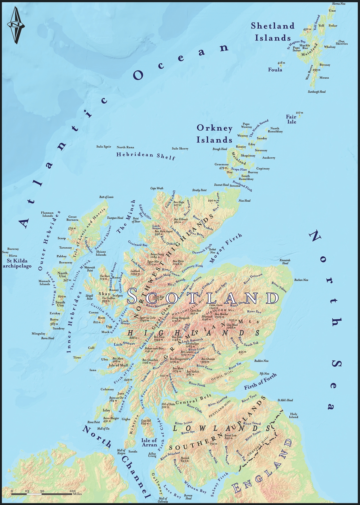 Scotland Map 2025 | Cities, Towns & Islands (14 Free Maps)